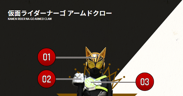 仮面ライダーナーゴ アームドクロー｜仮面ライダーギーツ｜テレビ朝日